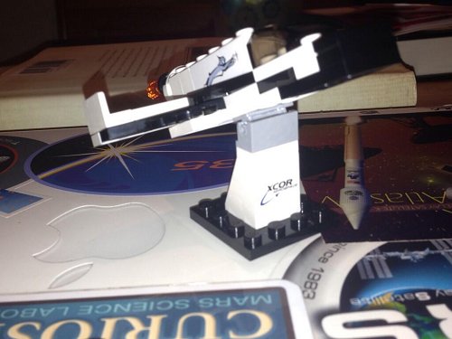 XCOR Lynx LEGO models on display | Space-for-All at HobbySpace