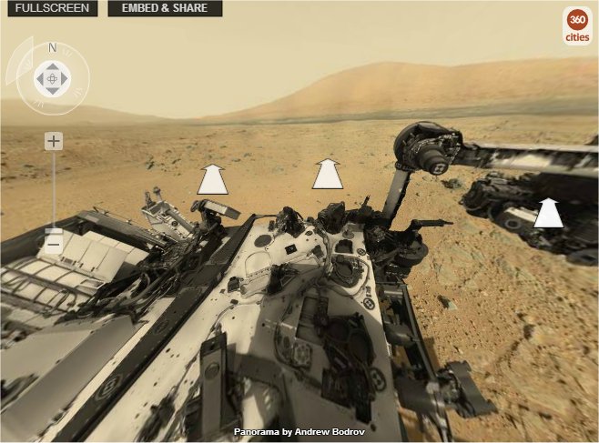 Mars panorama from Curiosity | Space-for-All at HobbySpace