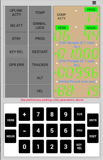 Run a realistic Apollo 8 guidance computer emulation | Space-for-All at ...