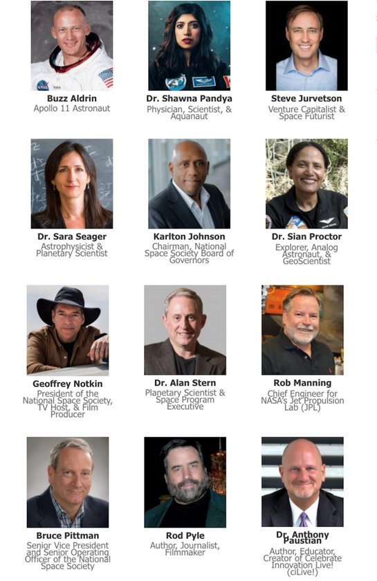 “A Day in Space” – July 16, 2020 – National Space Society virtual event ...